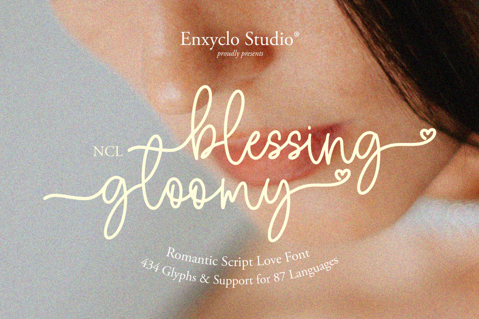 NCL Blessing Gloomy - Love Swash Script Wedding Font - Designertale